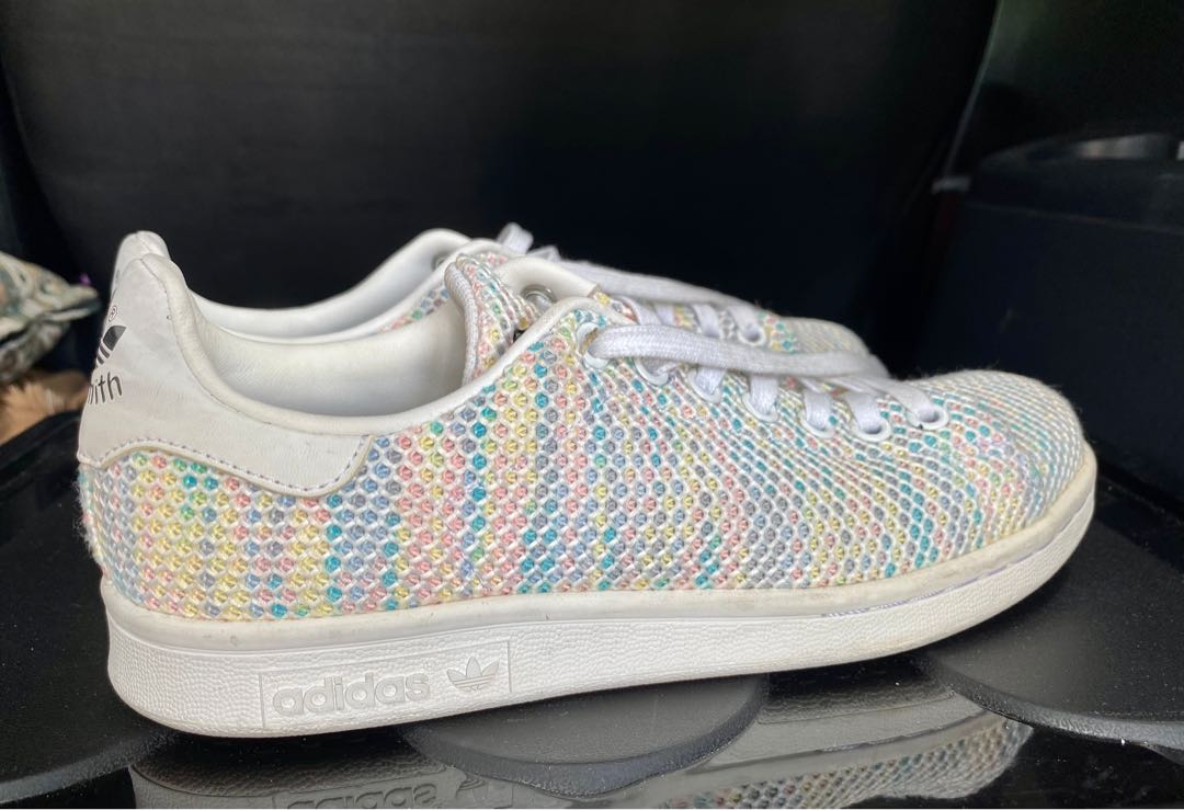 Adidas Stan Smith Original Mesh Multicolor Pastel, Women's Fashion ...