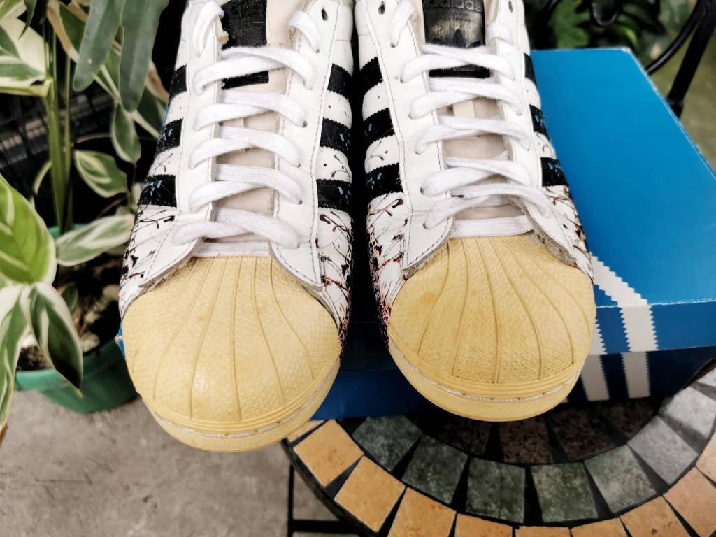Adidas Superstar X Paint Splatter (Pride) 10.5US MEN 100% LEGIT ...