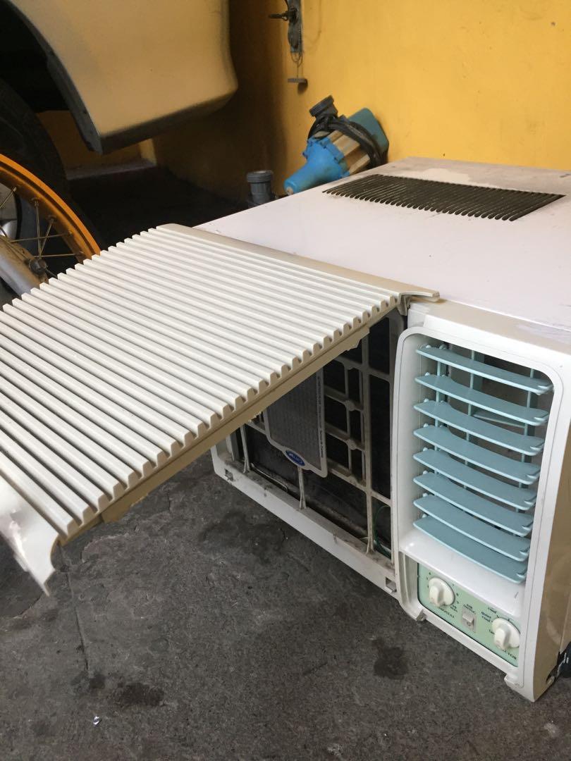 Aircon Carrier Window type 0.75HP, TV & Home Appliances, Air ...