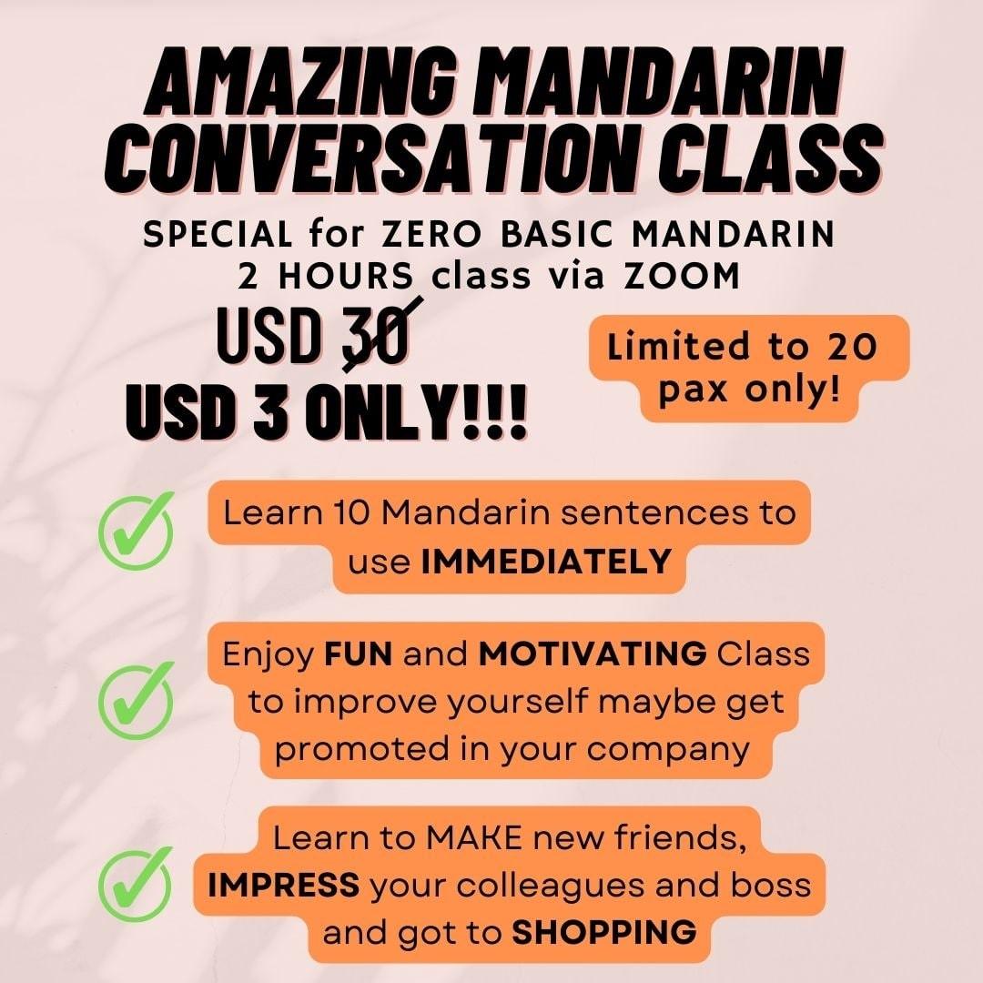 Amazing Mandarin Conversation Class, Learning & Enrichment, Workshops ...