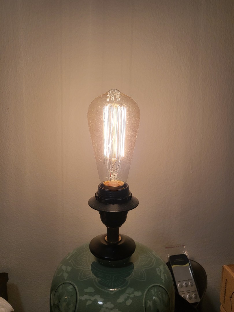 Antique Edison bulb, Furniture & Home Living, Lighting & Fans, Lighting ...