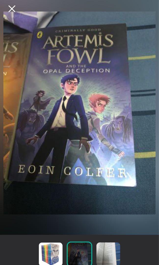 Artemis fowl & opal deception, Hobbies & Toys, Books & Magazines, Storybooks on Carousell