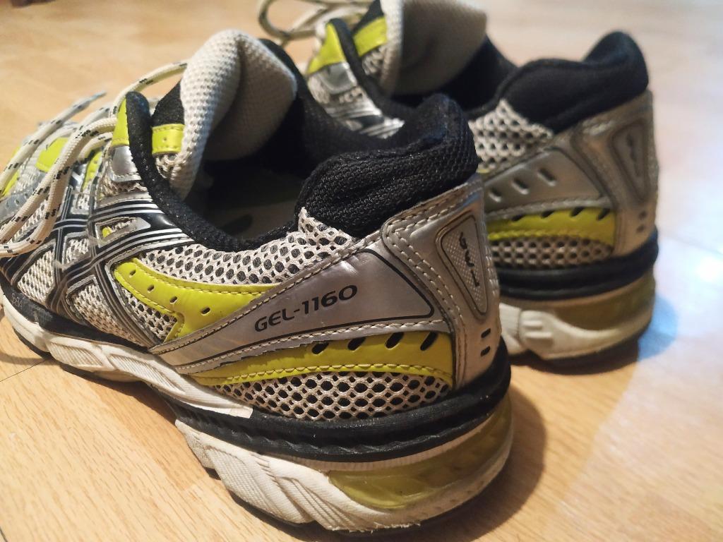 Asics Gel-1160 Silver/Yellow Limited Edition Running, Men's Fashion ...