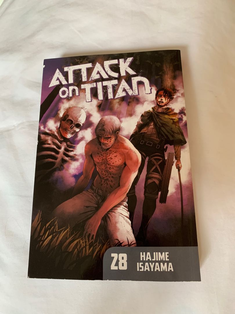 ATTACK ON TITAN (AOT) vol. 28, Hobbies & Toys, Books & Magazines ...