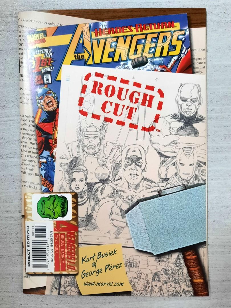 Avengers : Rough Cut Vol 1 #1 (1998), Hobbies & Toys, Books & Magazines ...