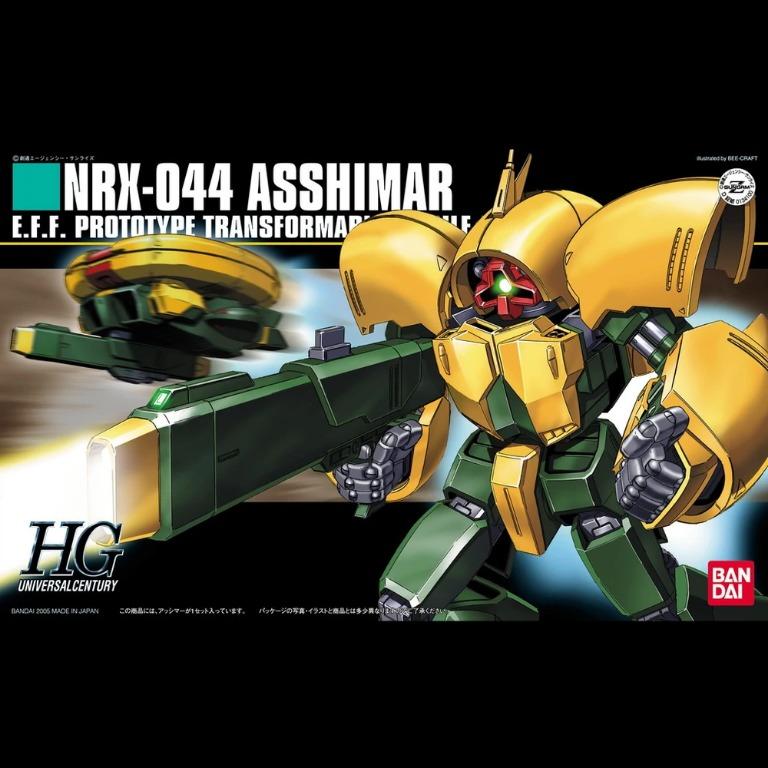 Bandai - Gundam Z - HGUC 054 1/144 NRX-044 Asshimar, Hobbies & Toys, Toys & Games on Carousell