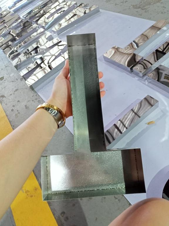 Brass Build Up Signages, Commercial & Industrial, Construction ...