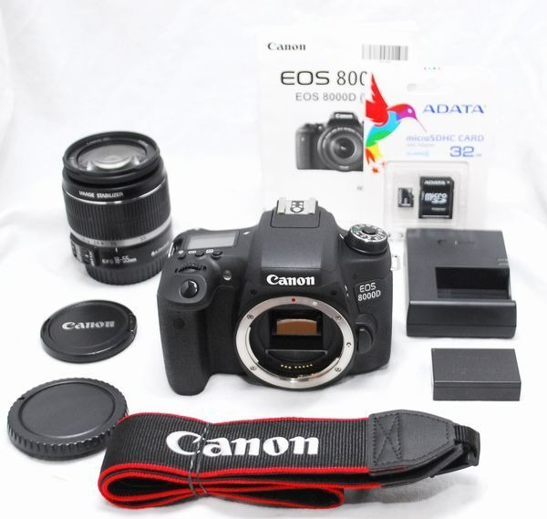 CanonEOS 8000D 機身 附 EF-S 18-55mm IS 鏡頭, 攝影器材, 相機 - Carousell