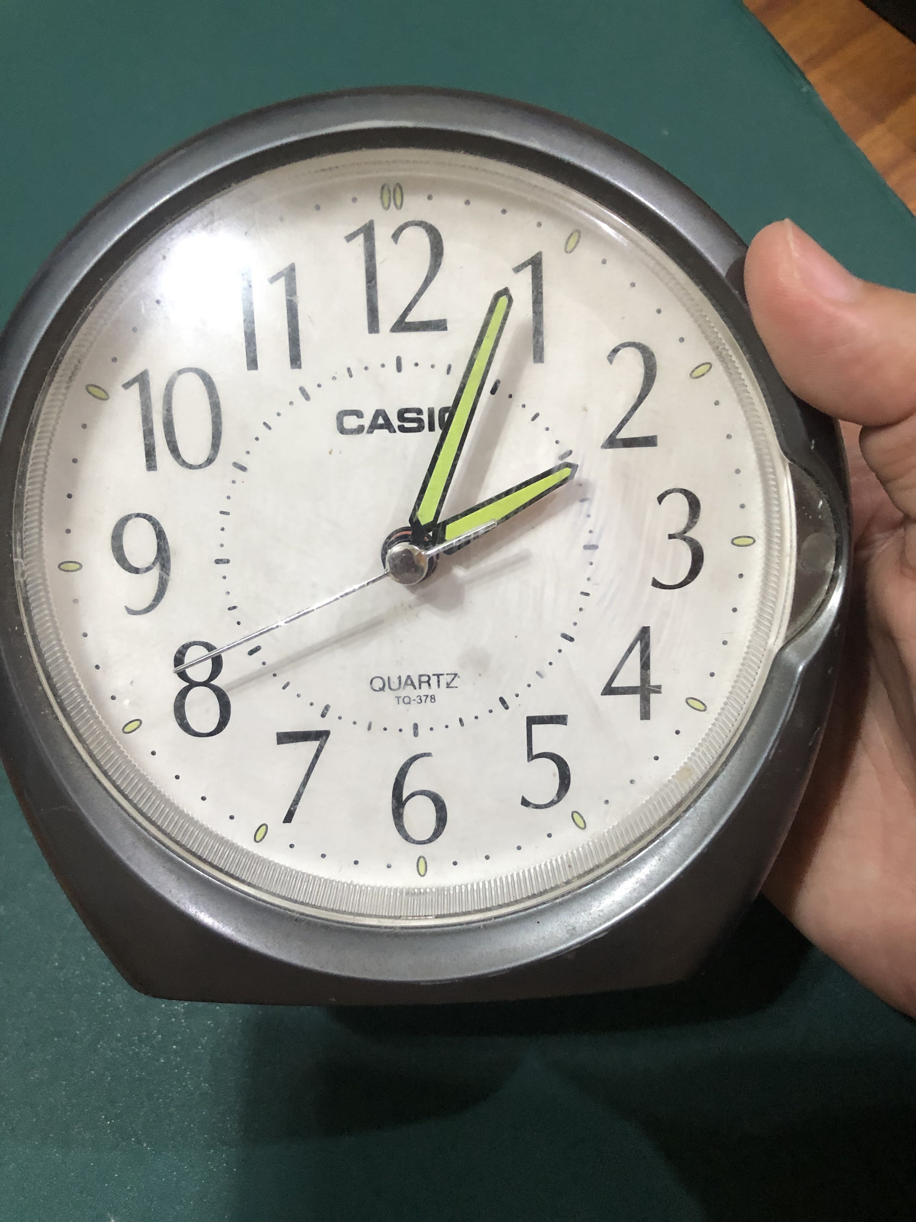 Casio desktop watch, Furniture & Home Living, Home Decor, Clocks on ...