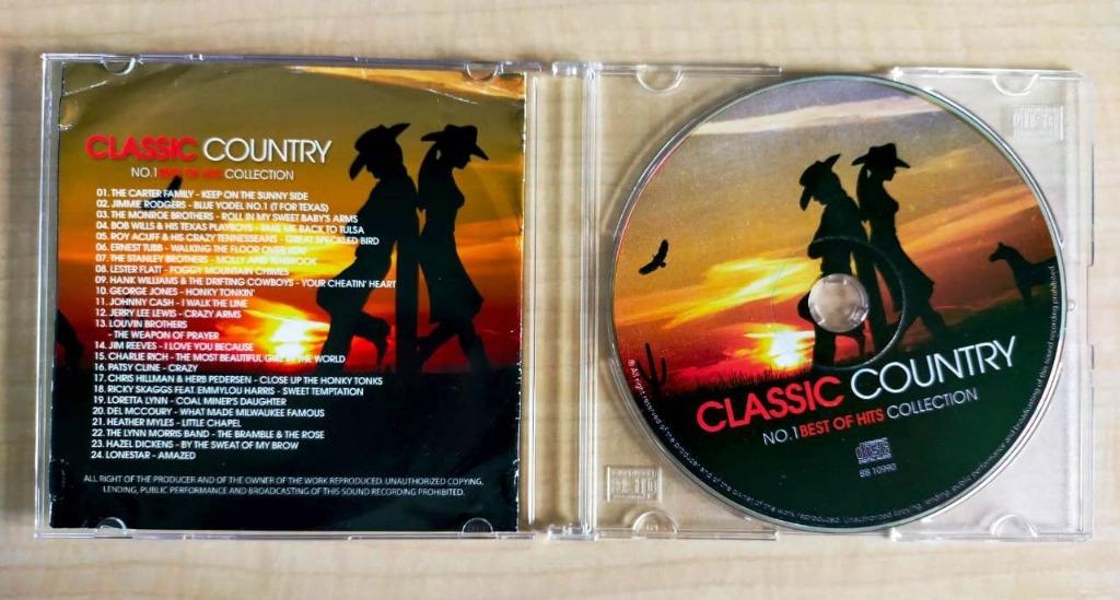 Classic Country 24 No.1 Best of Hits Collection Audio CD Original ...