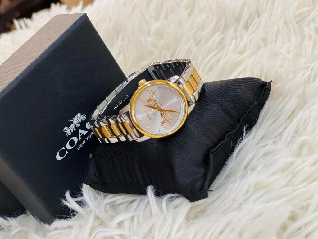 coach two tone ladies watch, Women's Fashion, Watches & Accessories ...