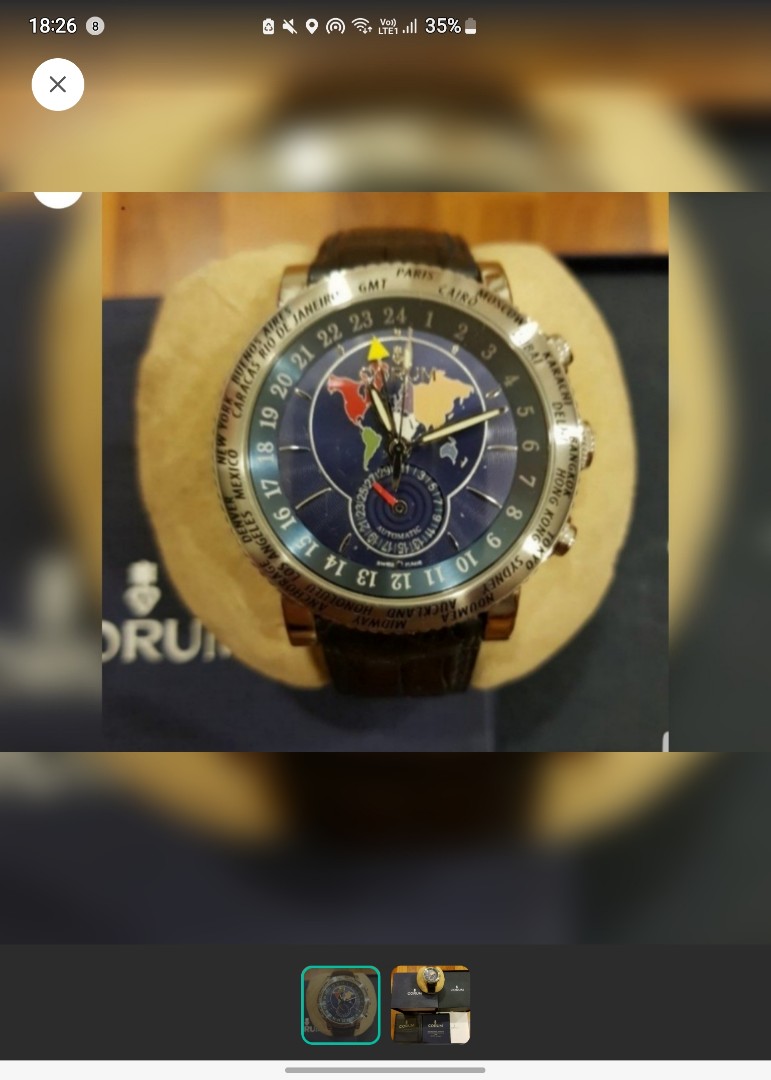 Column World Time, Luxury, Watches on Carousell