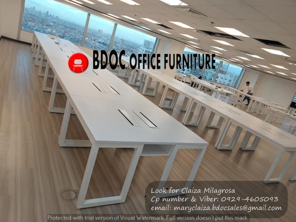 Customized Office Table Long Table Office, Furniture & Home Living ...