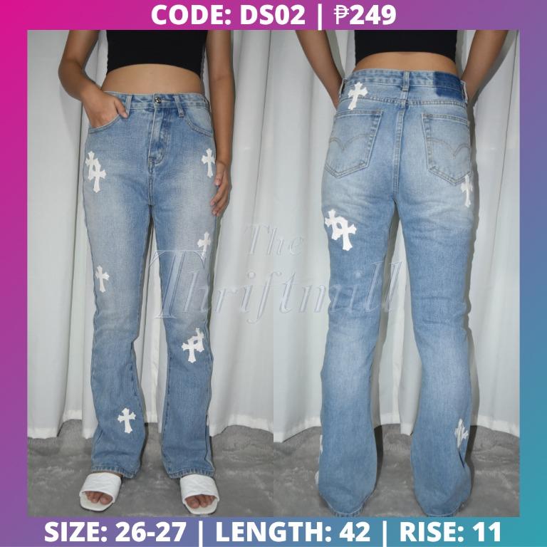 DENIM SQUAREPANTS | MOM JEANS | WIDELEG & BAGGY PANTS, Women's Fashion ...