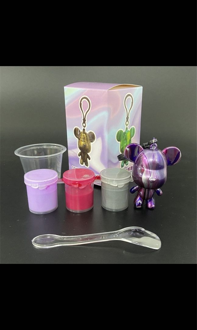 DIY Bearbrick Keychain, Hobbies & Toys, Toys & Games on Carousell