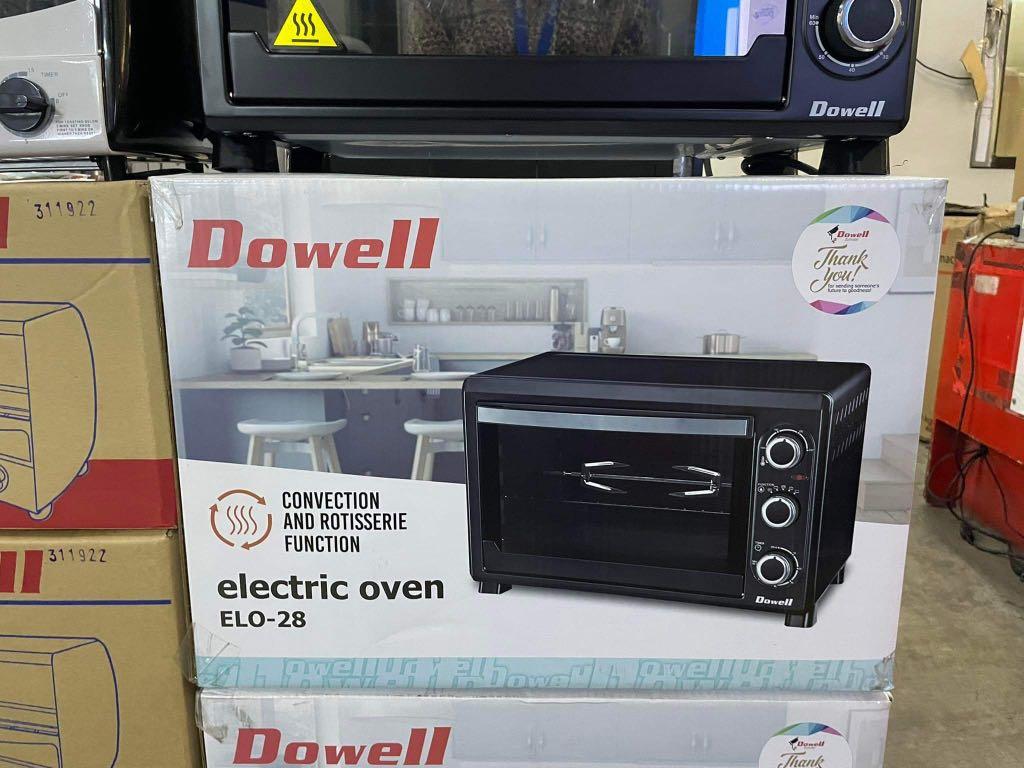 Dowell 28L Convection and Rotisserie Function Electric Oven ELO-28, TV ...