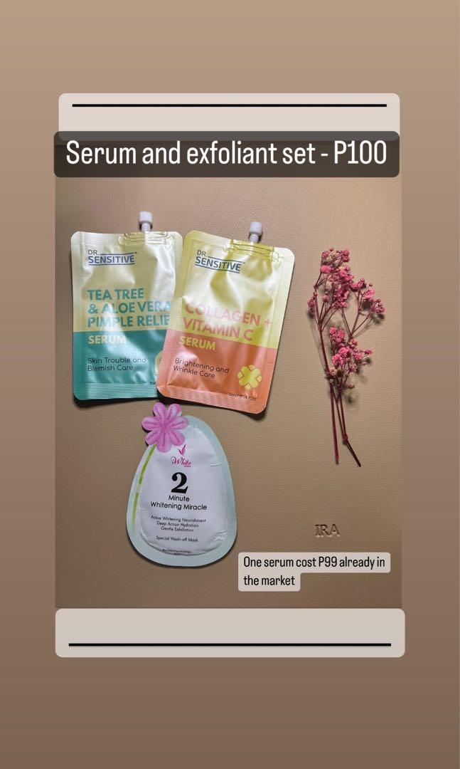 Dr. Sensitive serums and Exfoliant Set, Beauty & Personal Care, Face ...