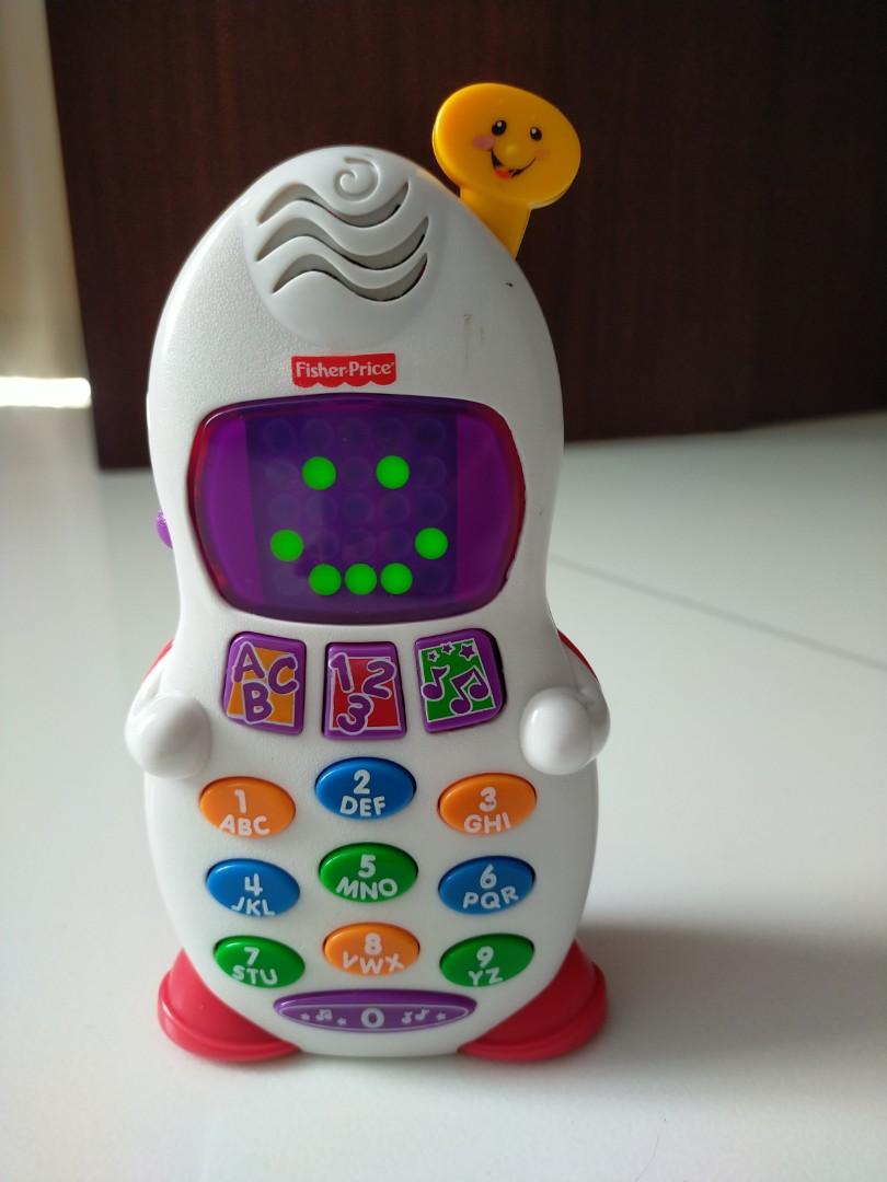 FISHER PRICE LEARNING PHONE MK - R - 1012, Bayi & Anak, Mainan & Baby ...