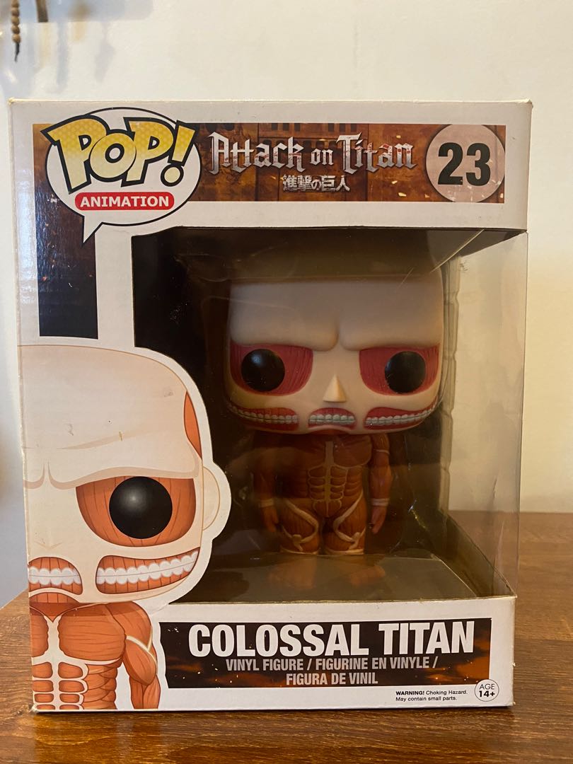 Funko Pop Colossal Titan - Attack on Titan 6 inches, Hobbies & Toys ...