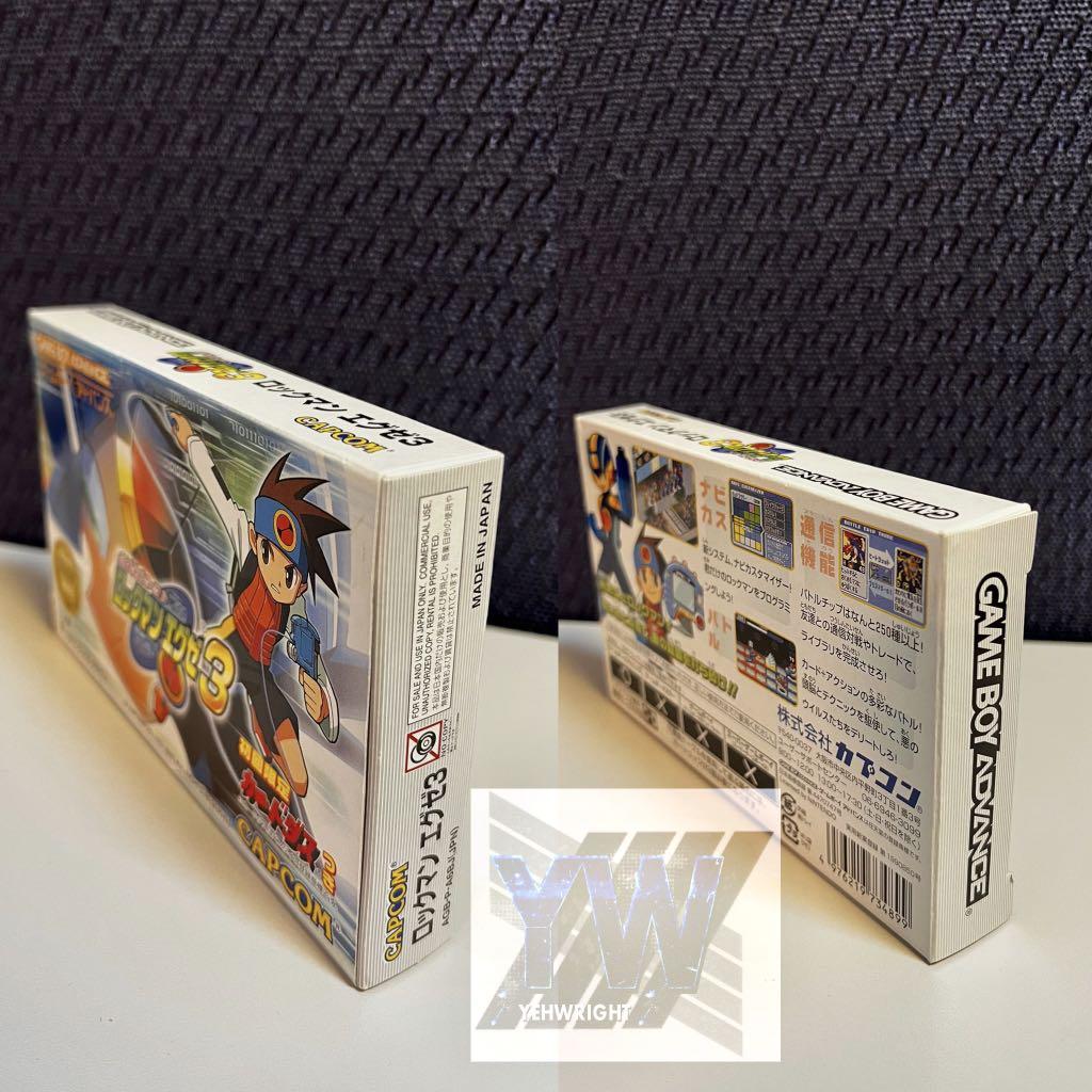 [GBA] Nintendo GameBoy Advance Rockman Exe 3 (MegaMan Battle Network 3 White Version) - JP ...