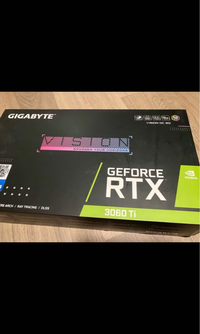 Gigabyte 3060 ti vision, Computers & Tech, Parts & Accessories ...