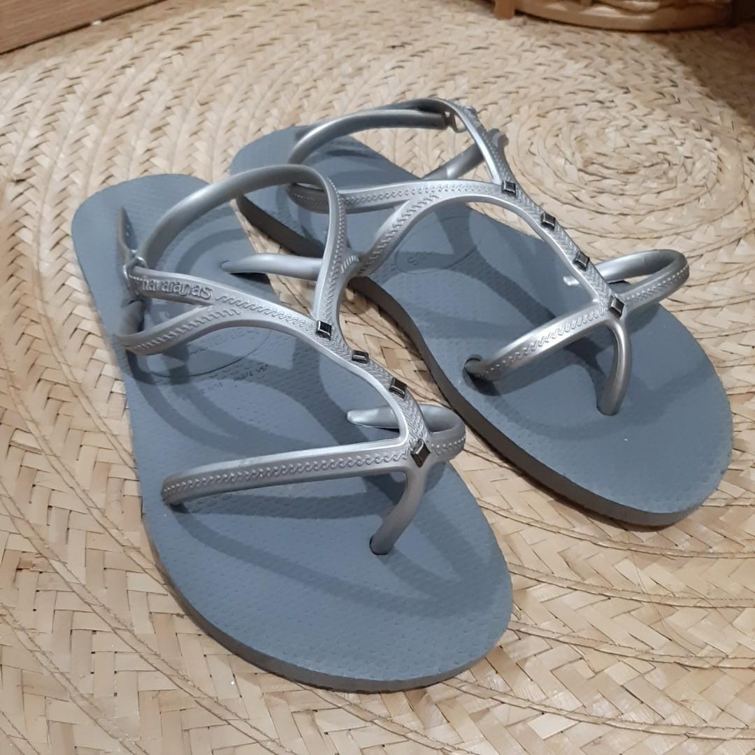 Havaianas Allure Maxi Sandals, Women's Fashion, Footwear, Flats ...