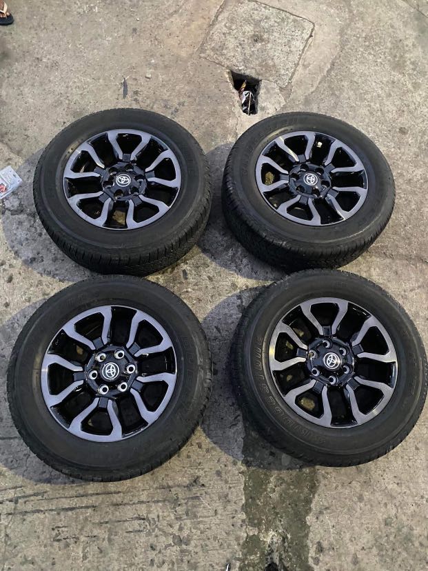 Hilux Conquest Stock mags & tires 2022, Car Parts & Accessories, Mags ...