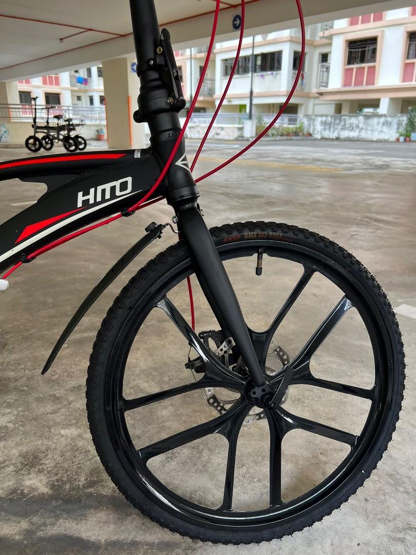 Hito X6 Folding Bike - Black/Red, Sports Equipment, Bicycles & Parts ...