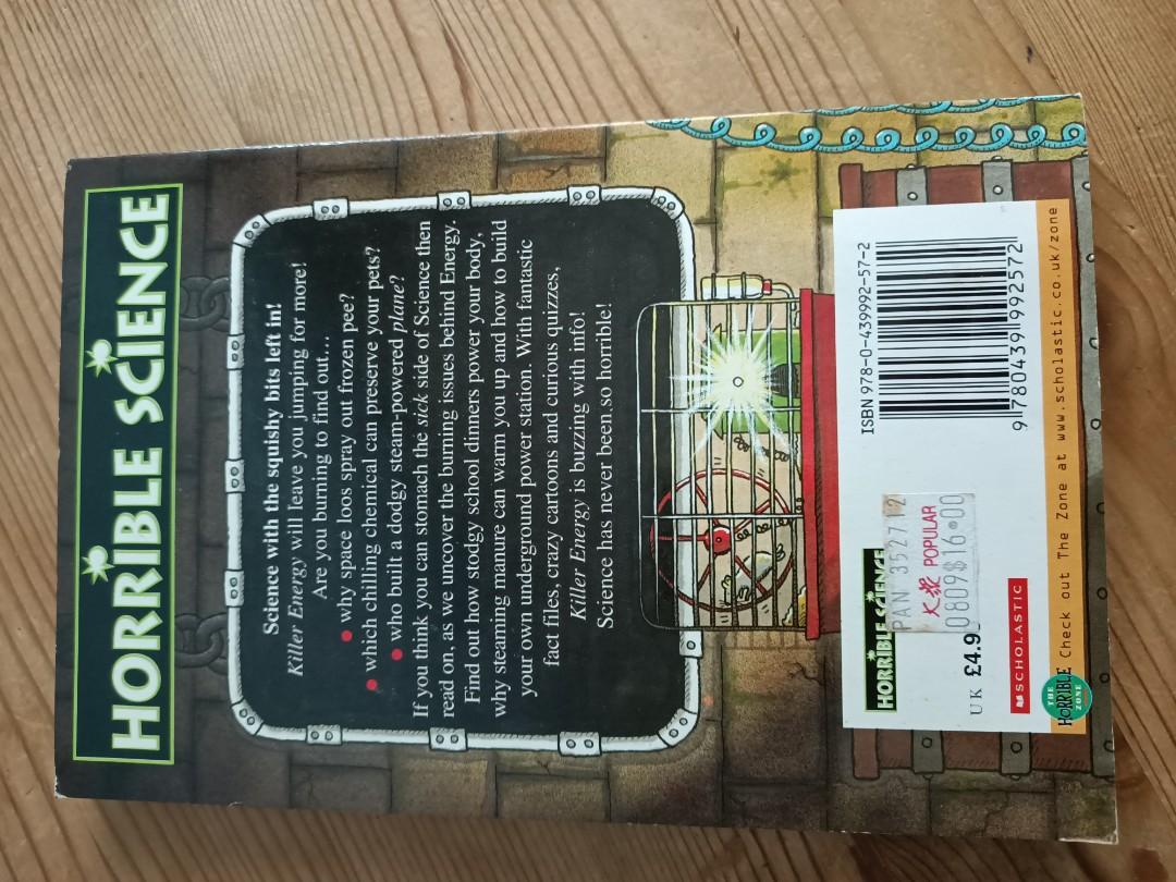 Horrible Science Killer Energy Book, Hobbies & Toys, Books & Magazines ...