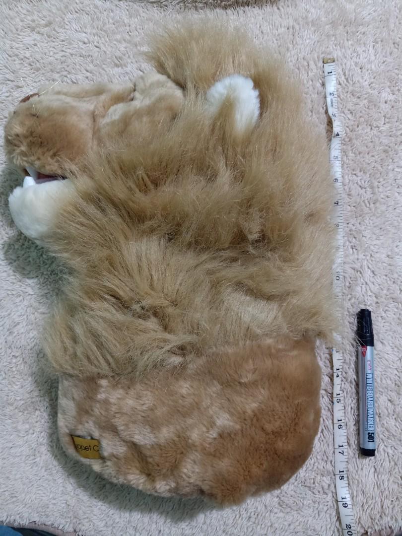 JUMBO REALISTIC LION HAND PUPPET, Hobbies & Toys, Toys & Games on Carousell