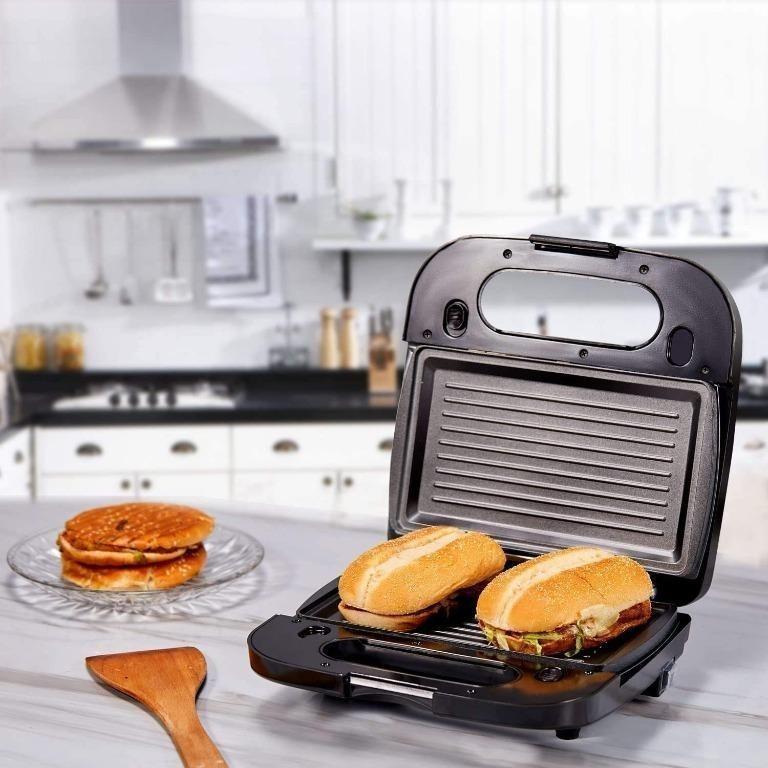 Kealive Deep Fill Sandwich Maker, 3 in 1 Toastie, Waffle, Panini ...