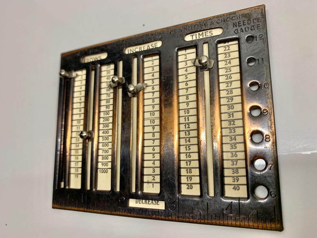 Knitting Counter The MP Handy Guide for Knitting & Crochet Vintage ...