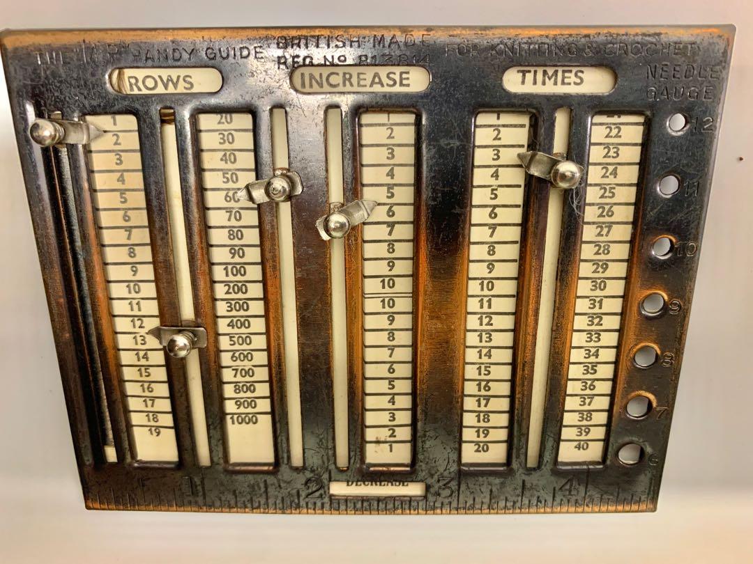 Knitting Counter The MP Handy Guide for Knitting & Crochet Vintage ...