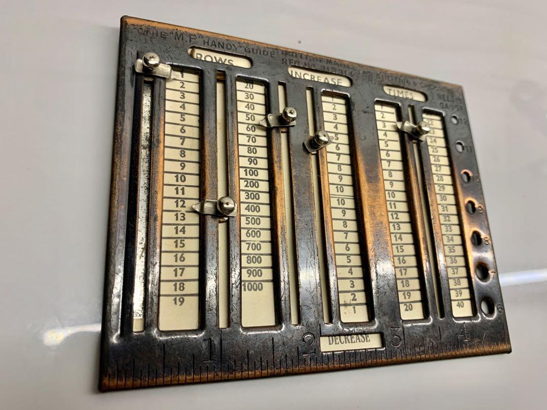 Knitting Counter The MP Handy Guide for Knitting & Crochet Vintage ...