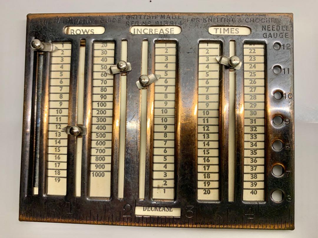 Knitting Counter The MP Handy Guide for Knitting & Crochet Vintage ...