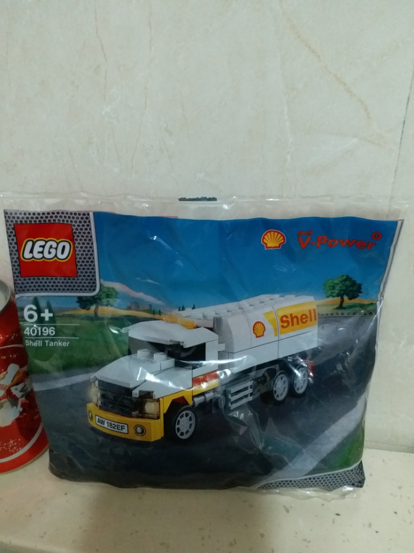 Lego 40196 Shell V-power Shell Tanker, 其他, 其他 - Carousell