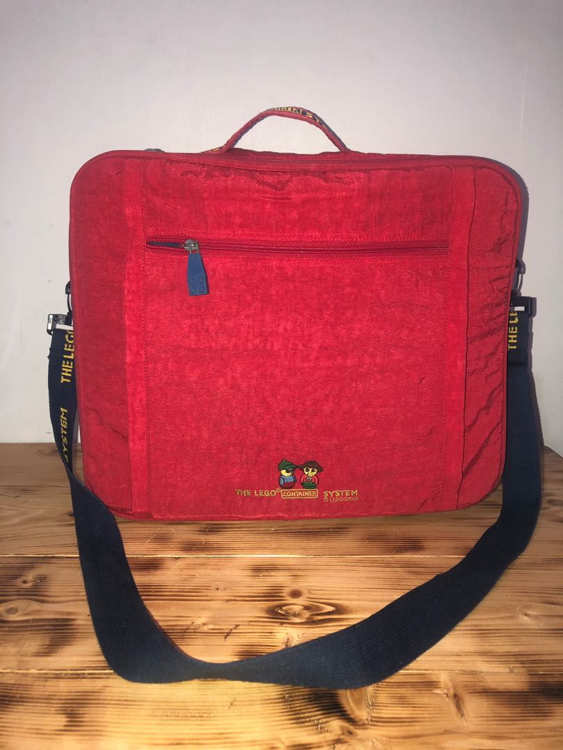 LEGO red portfilio bag, Men's Fashion, Bags, Briefcases on Carousell