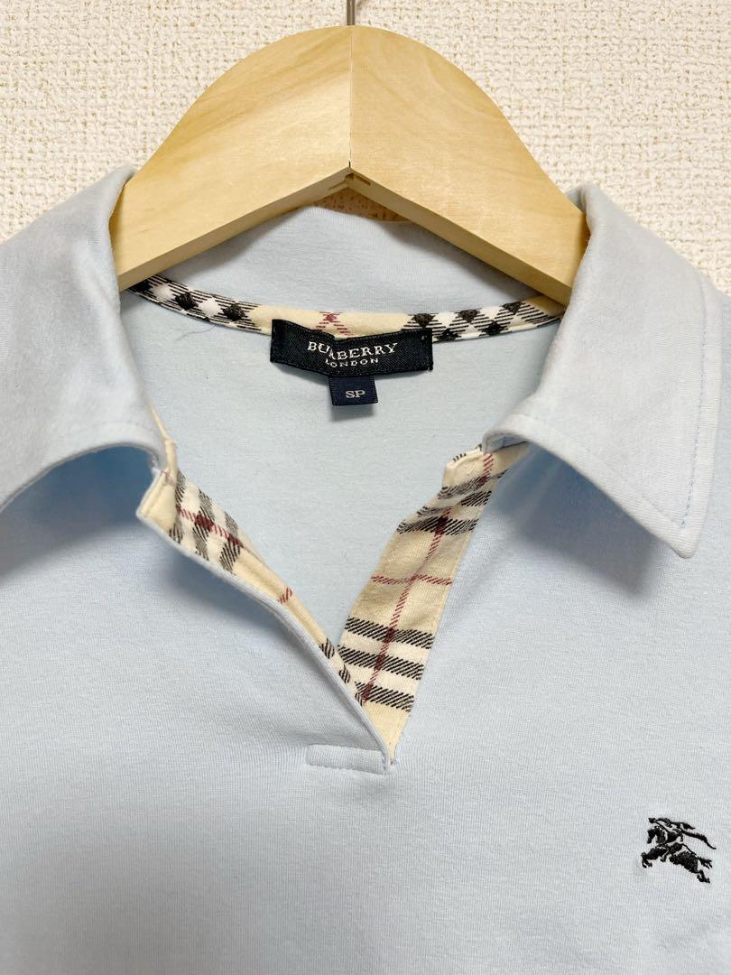 Light Blue Burberry Top (Bought in Japan), Women's Fashion, Tops ...