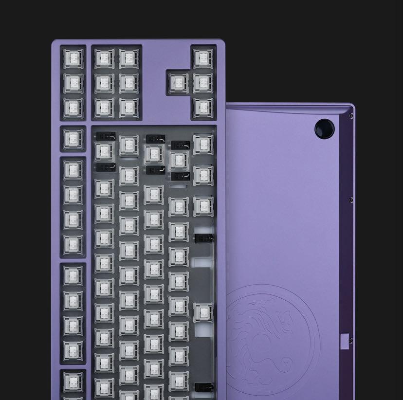 Lilac Custom 80% keyboard Tiger80, Computers & Tech, Parts ...