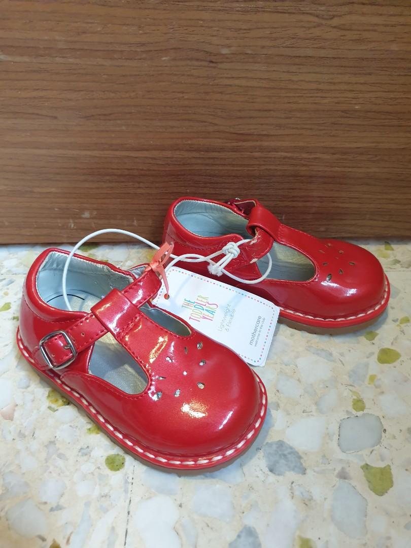 Little Red Shoes Kids Girls, Babies & Kids, Babies & Kids Fashion on ...
