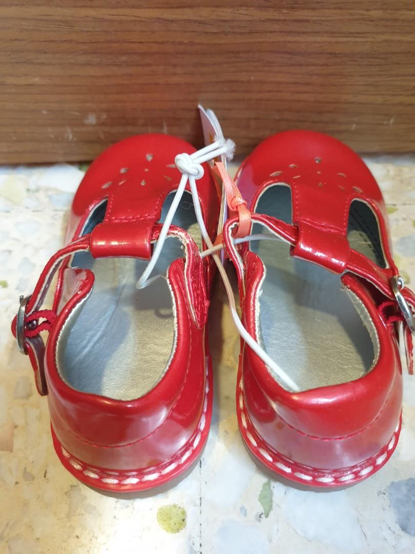 Little Red Shoes Kids Girls, Babies & Kids, Babies & Kids Fashion on ...