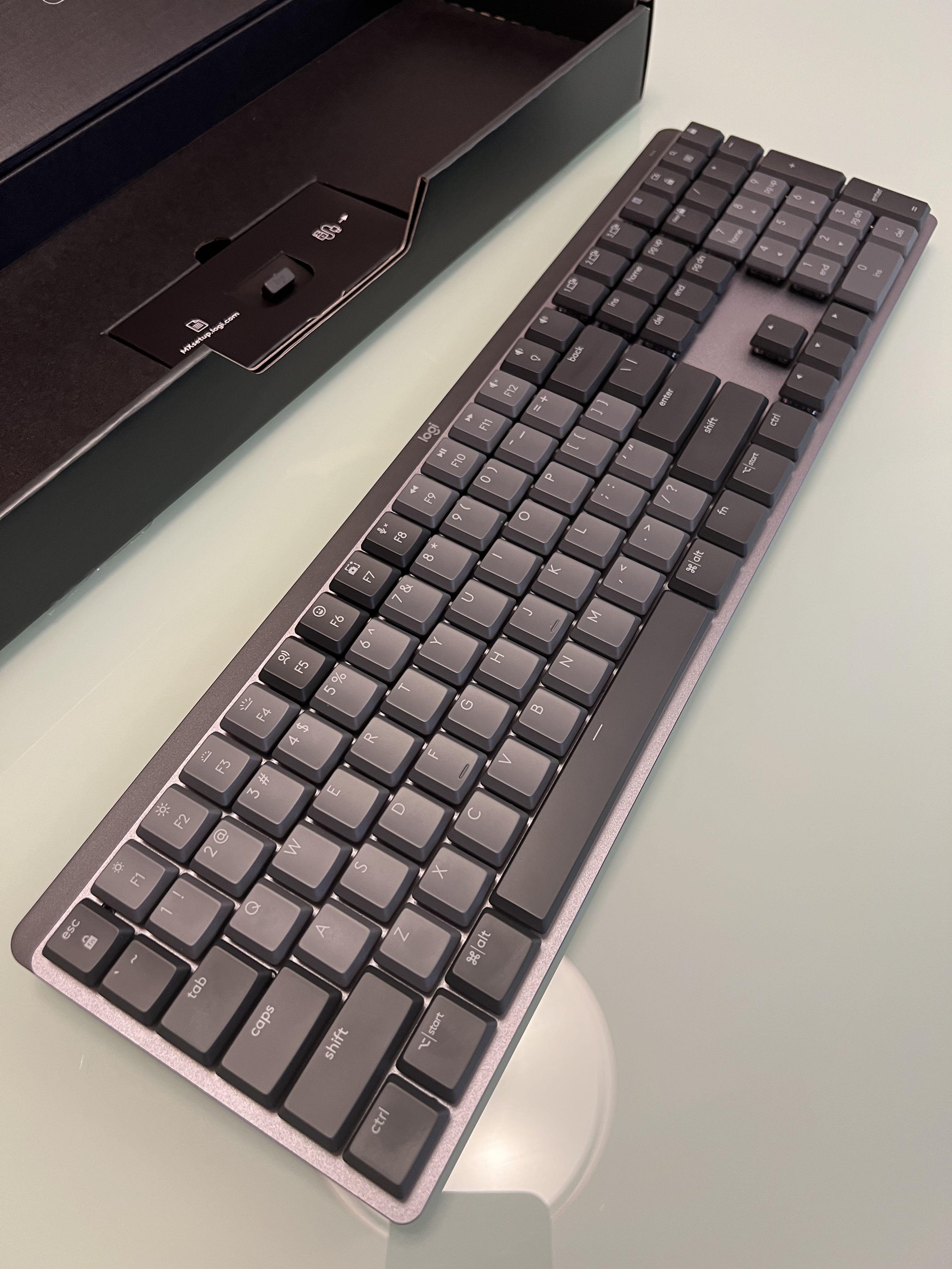 Logitech MX Mechanical - Full size - Tactile quiet, Computers & Tech ...