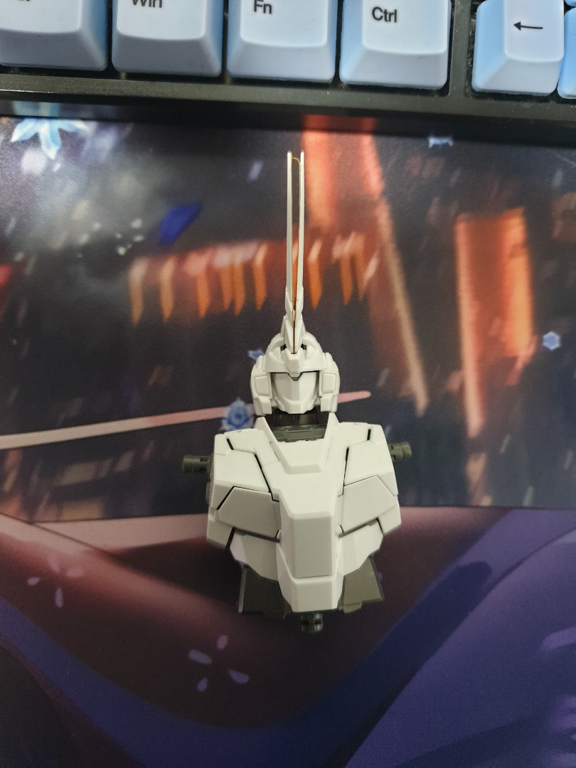 Mg unicorn gundam (Green psycho frame), Hobbies & Toys, Toys & Games on ...