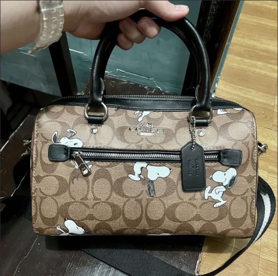 Mirror copy Coach Rowan Snoopy, Women's Fashion, Bags & Wallets, Cross ...