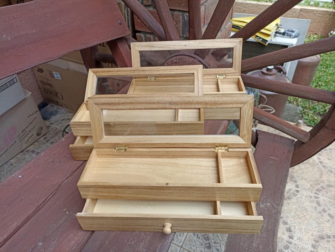 Multi-Purpose 3-Piece Wooden Storage Boxes Set, Furniture & Home Living ...