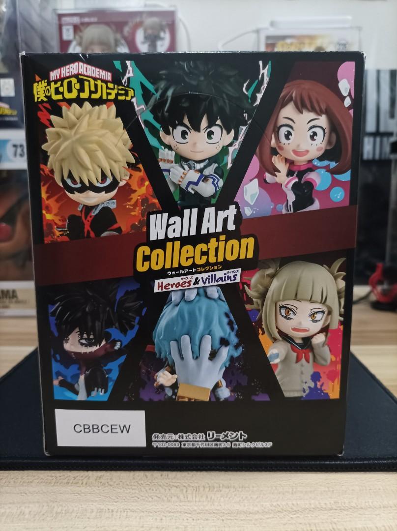 My hero academia Re-ment wall art collection, Hobbies & Toys, Toys ...