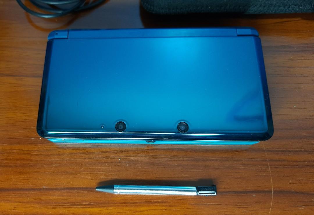 Nintendo Old Regular 3DS Cyan Blue NON CFW & US VERSION, Video Gaming ...