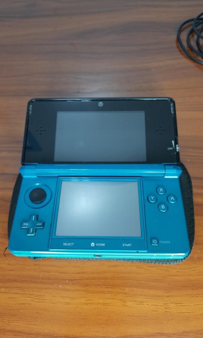 Nintendo Old Regular 3DS Cyan Blue NON CFW & US VERSION, Video Gaming ...