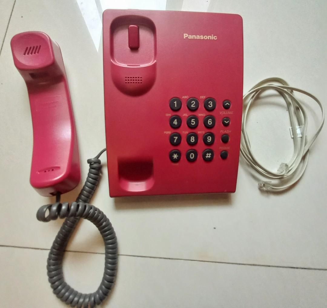 Panasonic Landline Phone (model no. KX-TS500), TV & Home Appliances ...