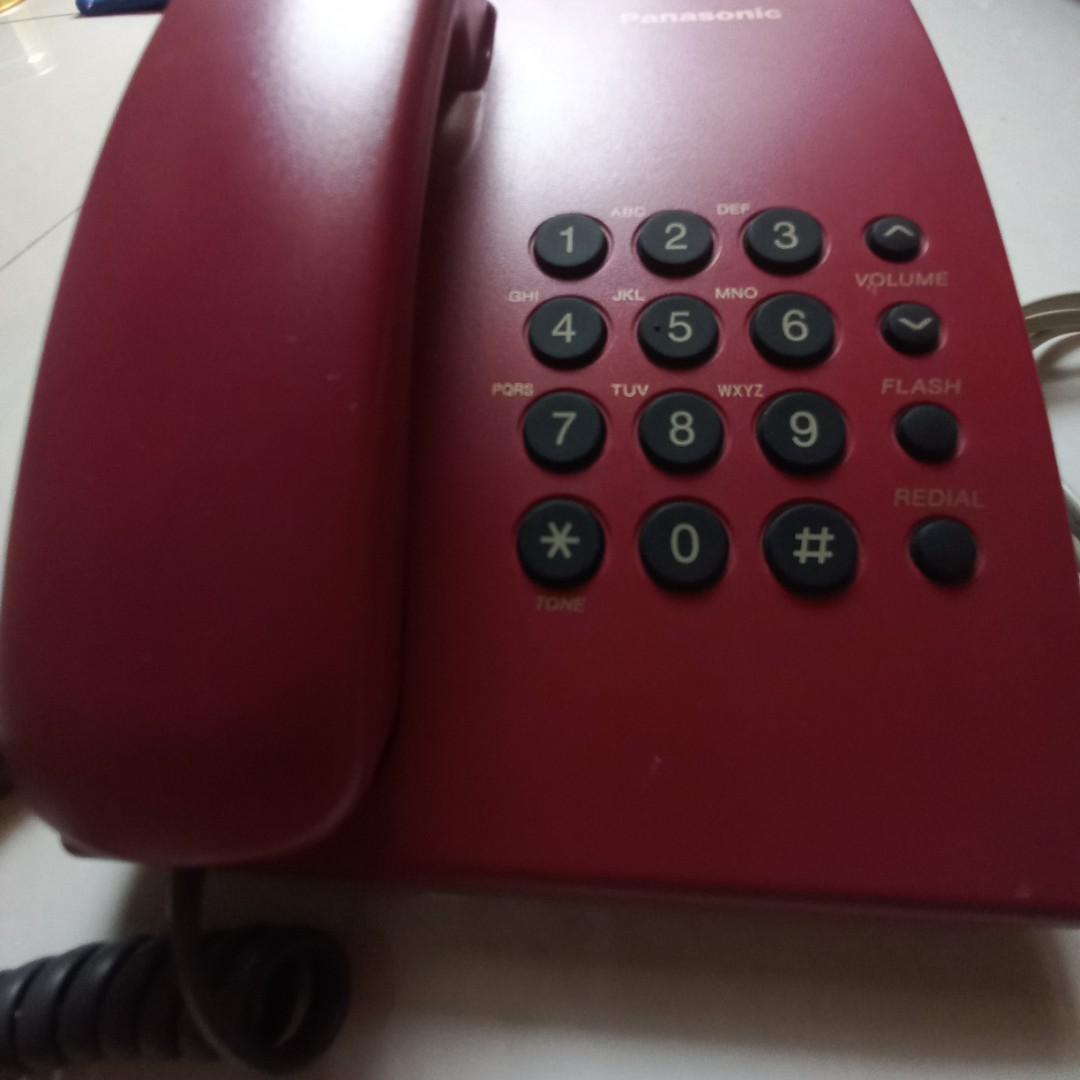 Panasonic Landline Phone (model no. KX-TS500), TV & Home Appliances ...